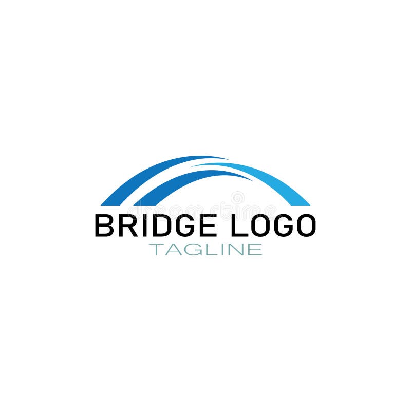 Bridge Logo Vector Icon Illustration Design Template Stock Vector ...