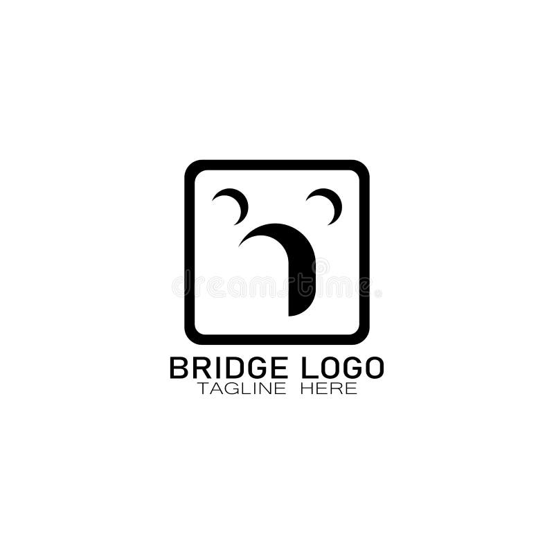 Bridge Logo Vector Icon Illustration Design Template Stock Vector ...