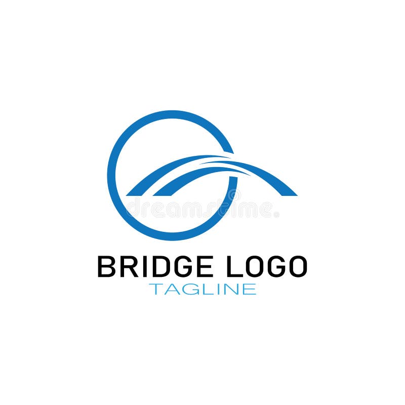 Bridge Logo Vector Icon Illustration Design Template Stock Vector ...