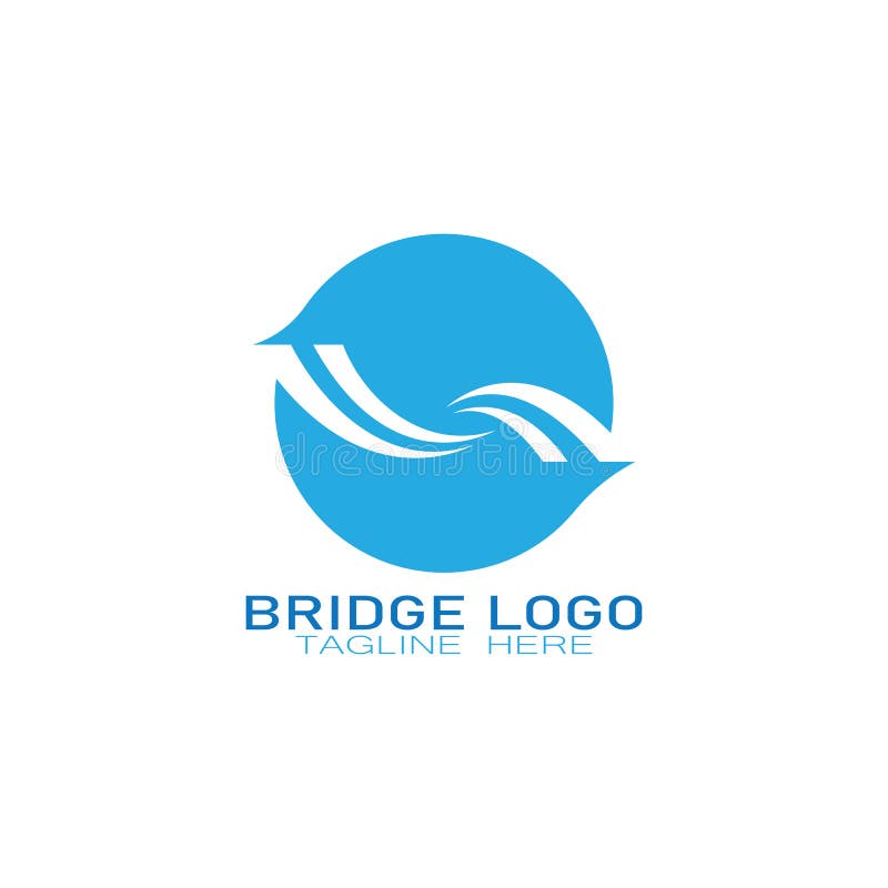 Bridge Logo Vector Icon Illustration Design Template Stock Vector ...