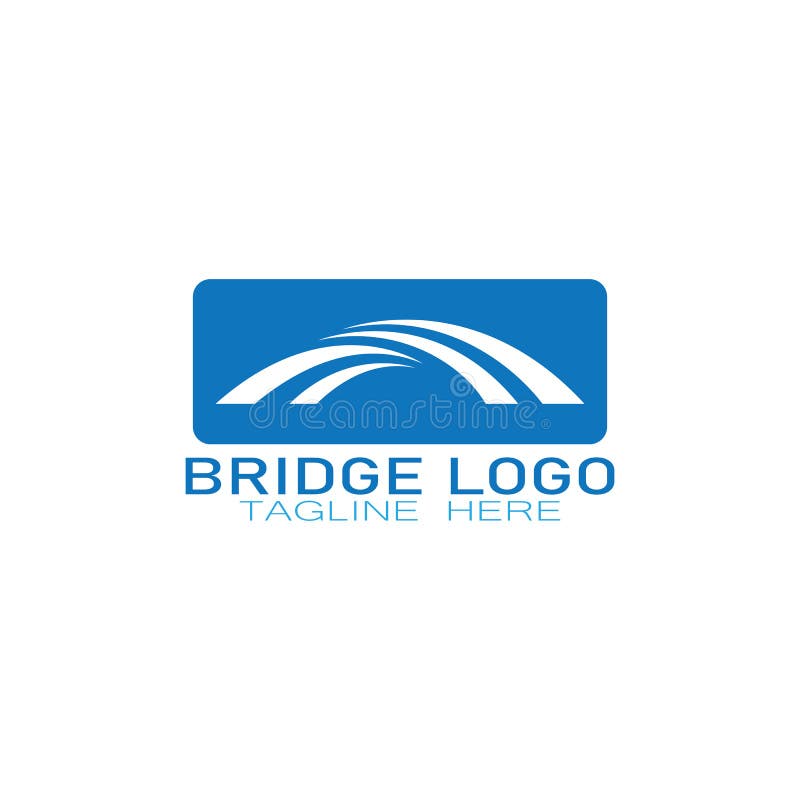 Bridge Logo Vector Icon Illustration Design Template Stock Vector ...