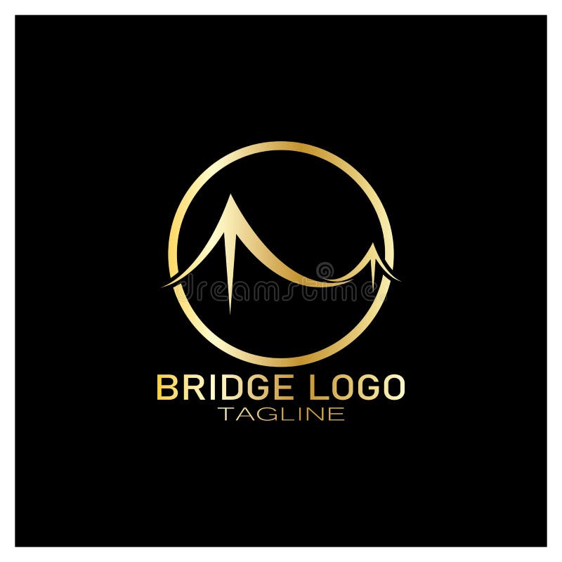 Bridge Logo Vector Icon Illustration Design Template Stock Vector ...