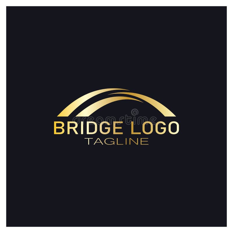 Bridge Logo Vector Icon Illustration Design Template Stock Vector ...