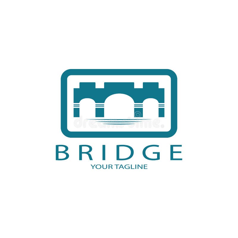 Bridge Logo Vector Icon Illustration Design Template Stock Vector ...