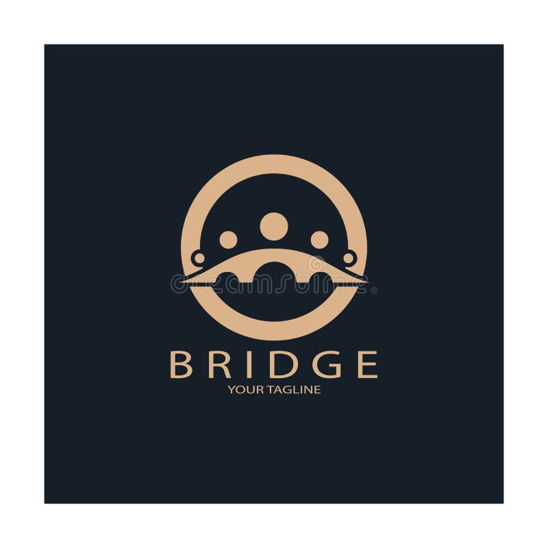 Bridge Logo Vector Icon Illustration Design Template Stock Vector ...