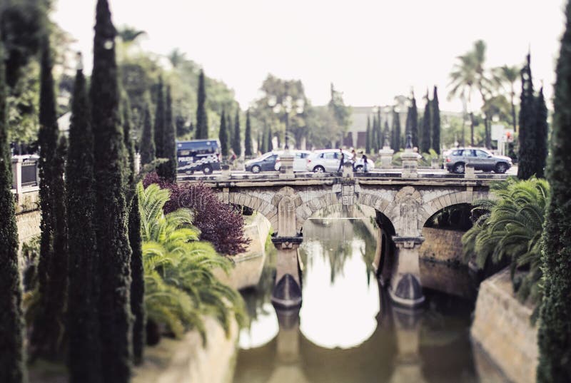 Bridge in Majorca stock photo. Image of town, majorca - 37973474