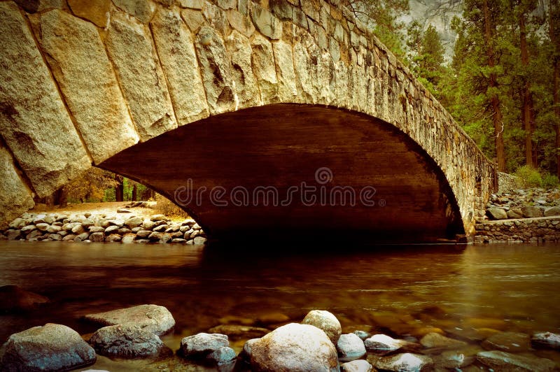 Cascade Bridge stock photo. Image of landscape, seasons - 16391332