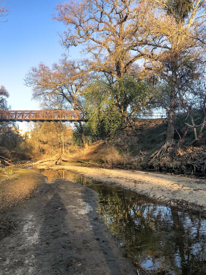 Bridge in Modesto Scenic Park Stock Photo - Image of fall, gorgeous ...