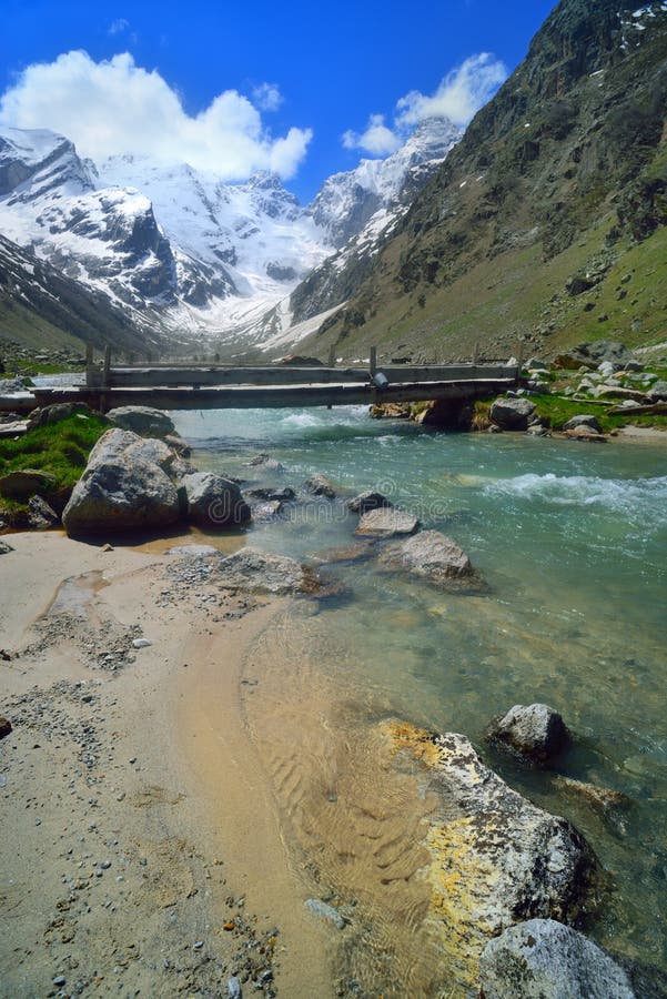 Bridge in mountains stock photo. Image of outdoor, reflection - 40824440
