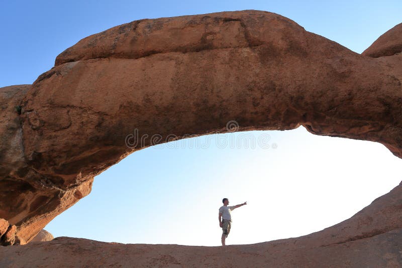 The Bridge in Namibia stock photo. Image of rocky, stone - 61035510