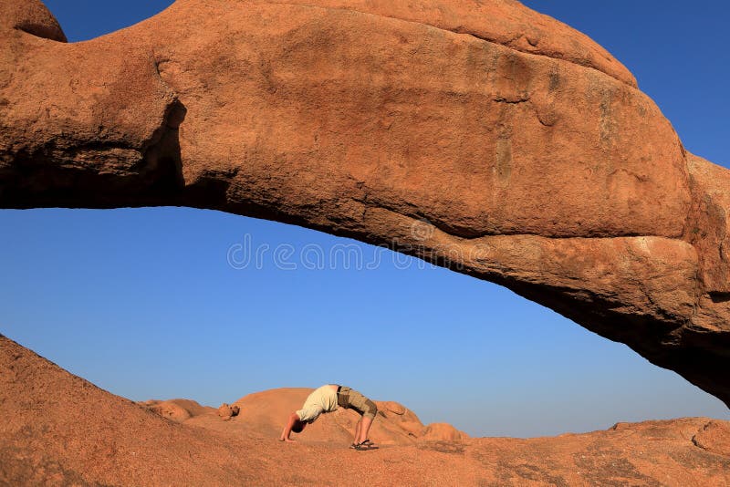 The Bridge in Namibia stock image. Image of southern - 61037595