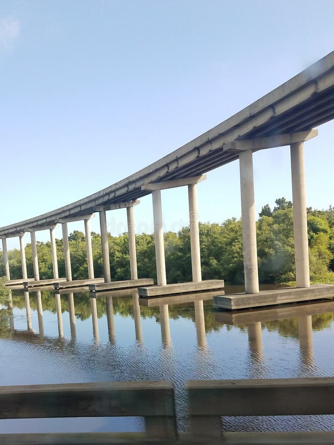Bridge Near Interstate 10 in Louisiana Stock Photo - Image of louisiana ...