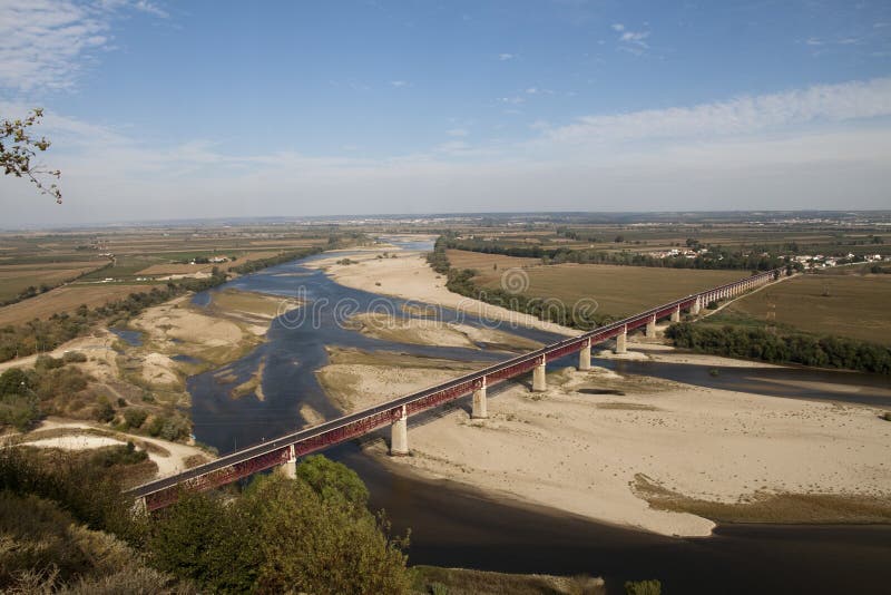 Bridge near Santarem stock photo. Image of rail, tejo - 29604892