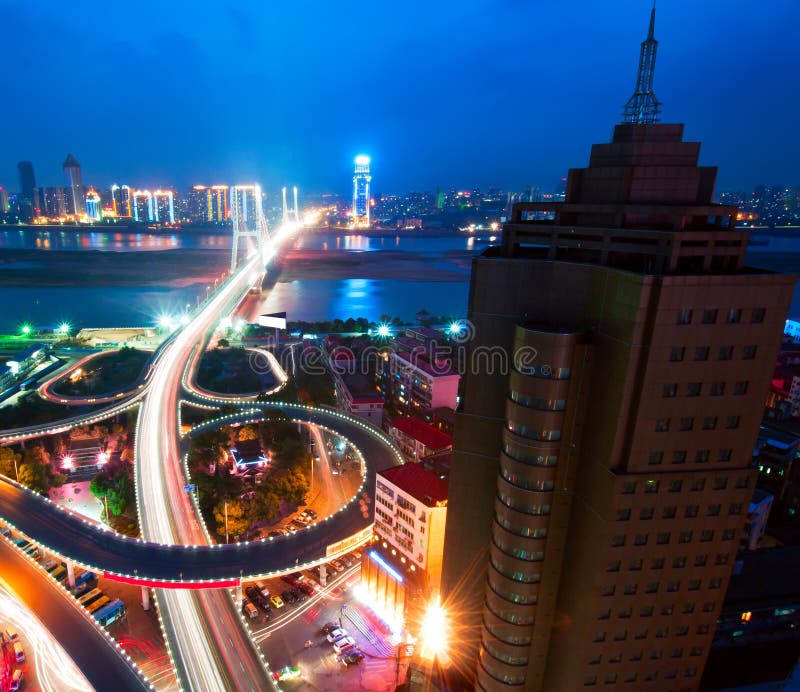 Bridge Night stock photo. Image of nightlife, bridge - 22759002