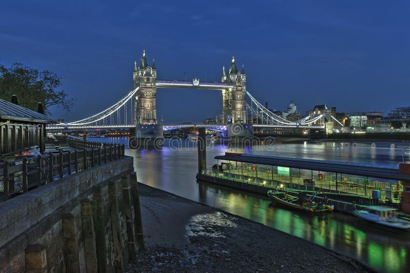 A bridge editorial image. Image of spectacular, night - 48746905