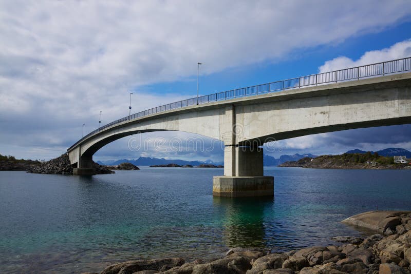 Bridge in Norway stock photo. Image of europe, fjord - 27327370