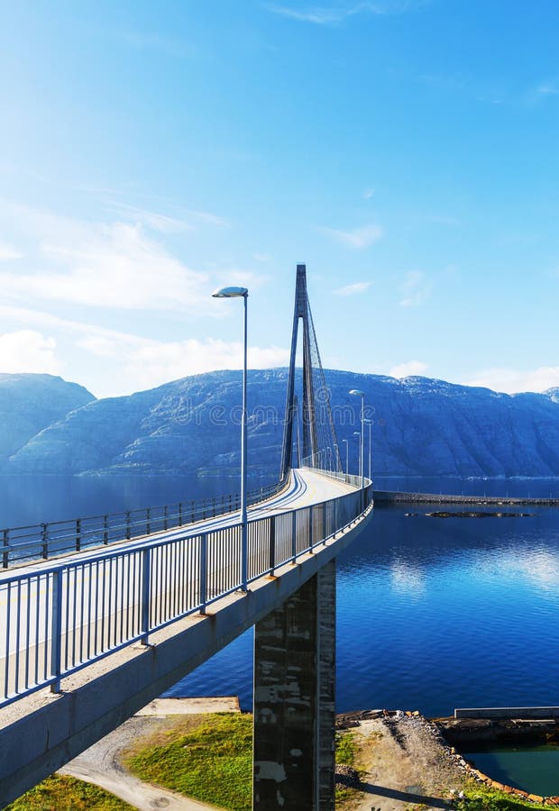 Bridge in Norway stock photo. Image of view, heaven, ocean - 54162040