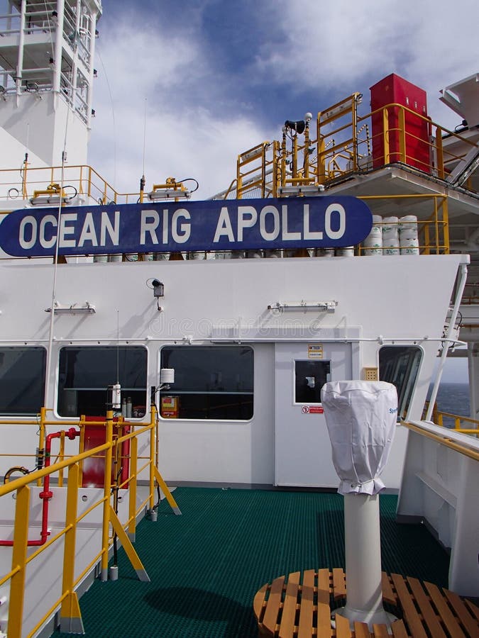 Bridge of Ocean Rig Apollo Drillship Editorial Stock Image - Image of ...