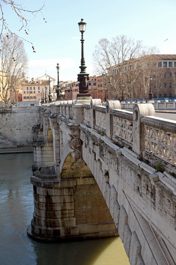 Bridge stock photo. Image of rome, italy, monument, travel - 52353300