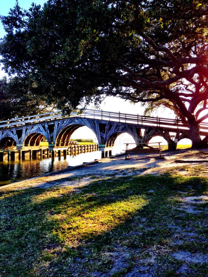 Bridge Outer Banks Currituck North Carolina Stock Photo - Image of ...