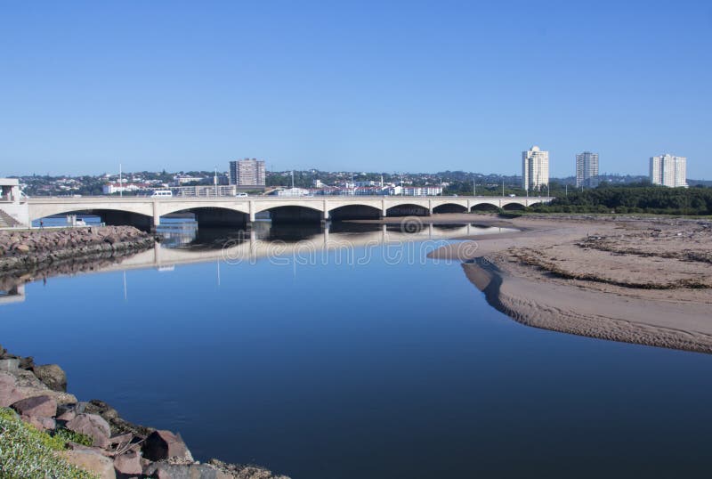 Mouth of Umgeni River Known As Blue Lagoon Stock Photo - Image of ...