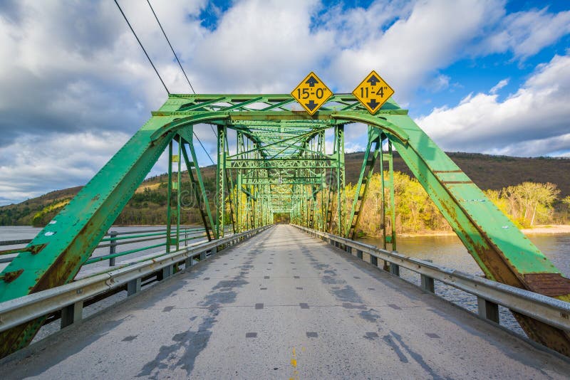 Bridge Over the Connecticut River, in Brattleboro, Vermont Stock Photo ...