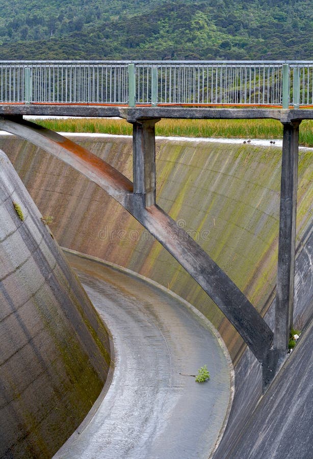 Bridge Over A Dam Spillway Picture. Image: 2302980