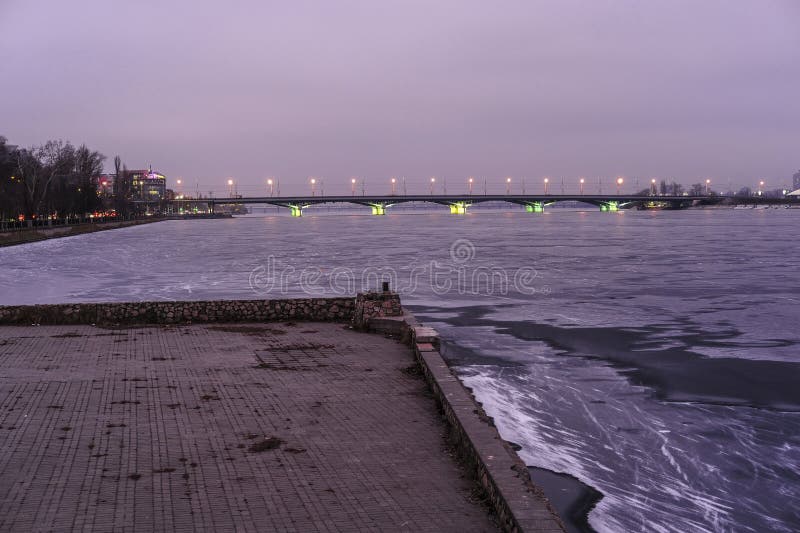 Bridge Over the Don River in the City of Voronezh, Russia Stock Photo ...