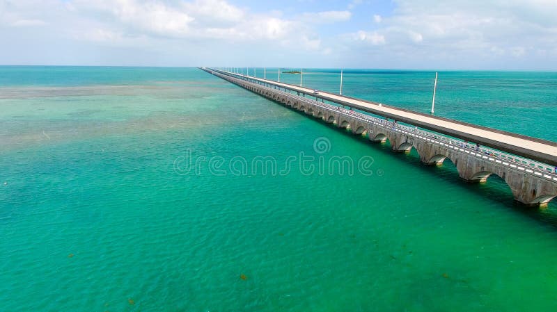 Old Bridge on Keys Islands, FL Stock Photo - Image of bahia ...