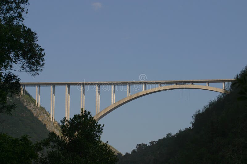 Bridge over gorge stock image. Image of jumping, africa - 10269861