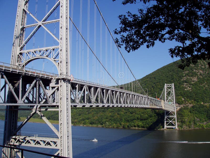 Bridge over Hudson stock image. Image of sunny, bridge - 538011