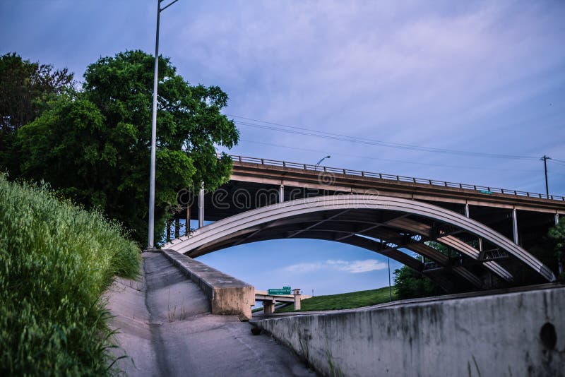 Bridge over intersection stock photo. Image of highway - 179045828