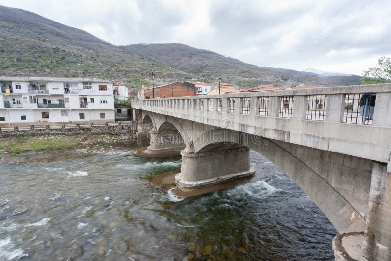 Navaconcejo Old Bridge, Spain Stock Image - Image of caceres, exterior ...