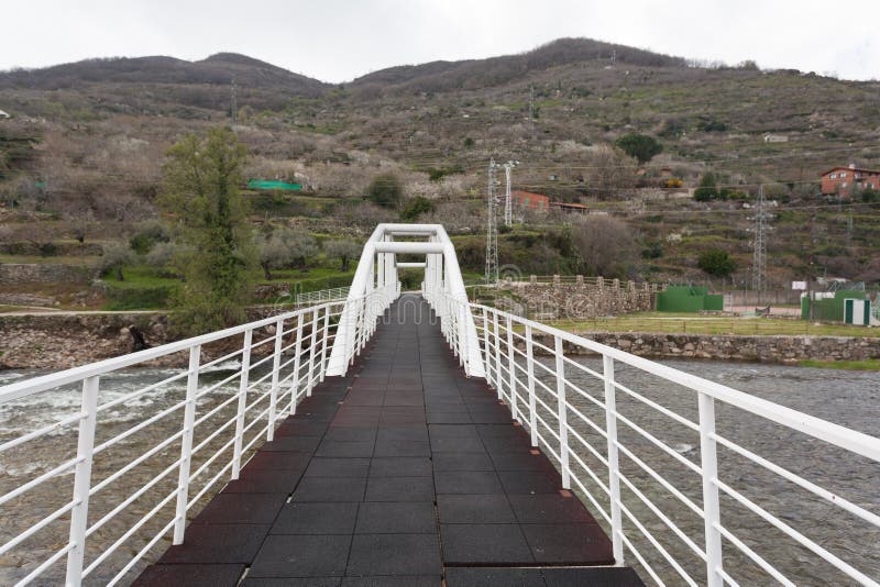Navaconcejo Old Bridge, Spain Stock Image - Image of caceres, exterior ...