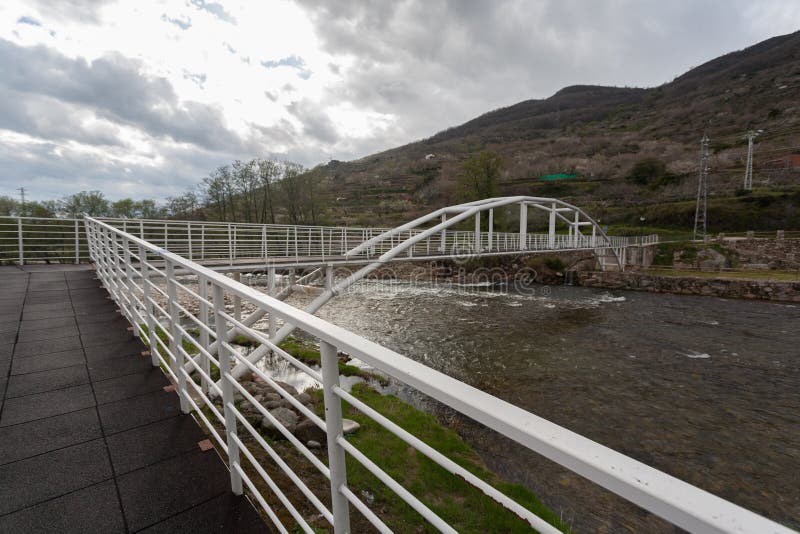 Navaconcejo Old Bridge, Spain Stock Image - Image of caceres, exterior ...