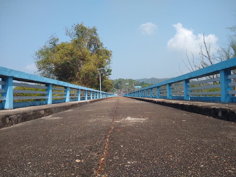 Bridge Over the Lake, Road Transportation Stock Image - Image of ...