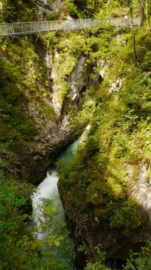 Bridge over Leutasch Gorge stock image. Image of sided - 134359233 Bridge over Leutasch Gorge stock image. Image of sided - 134359233