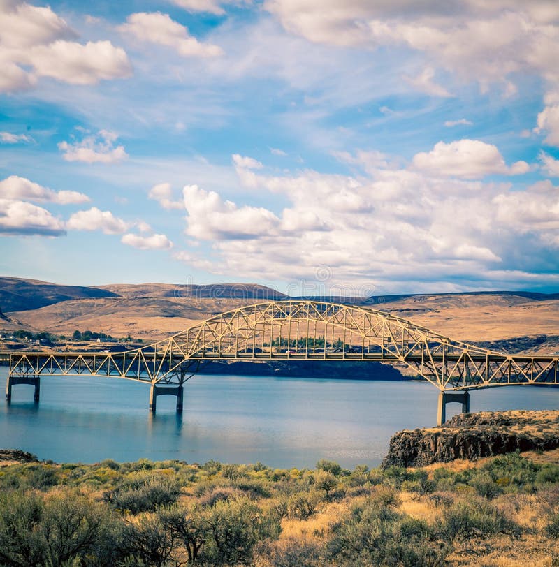 Bridge in Washington State stock photo. Image of landmark - 159883544