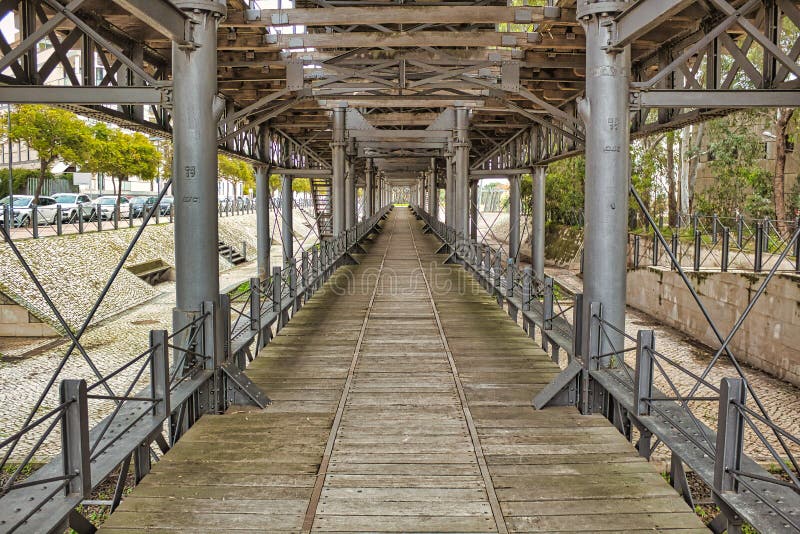 Bridge Over the Ocean Seen from Inside Stock Photo - Image of landmark ...