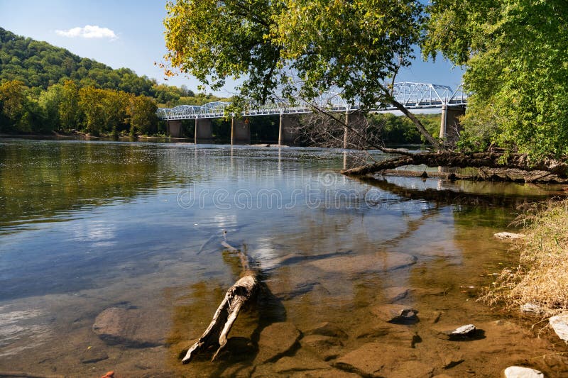 Bridge Over the Potomac River on the Border of Maryland and Virginia ...