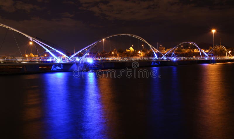 Night Sky Over Superstition Mountains Stock Image - Image of adventure ...