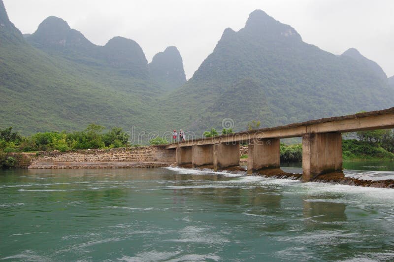 The bridge over the river stock image. Image of landscape - 11083067