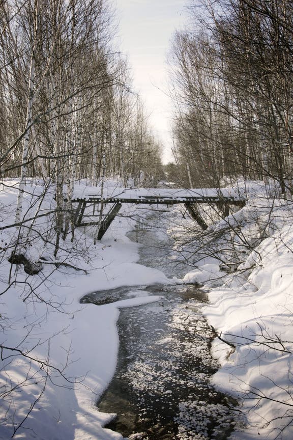 Bridge over the river stock photo. Image of river, water - 12975786