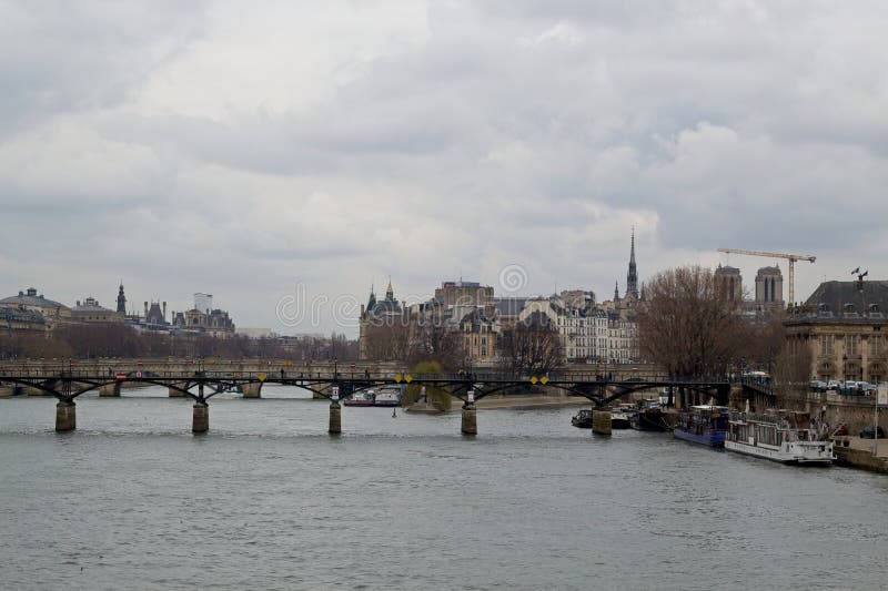 Bridge over the river stock image. Image of europe, outdoor - 227474923