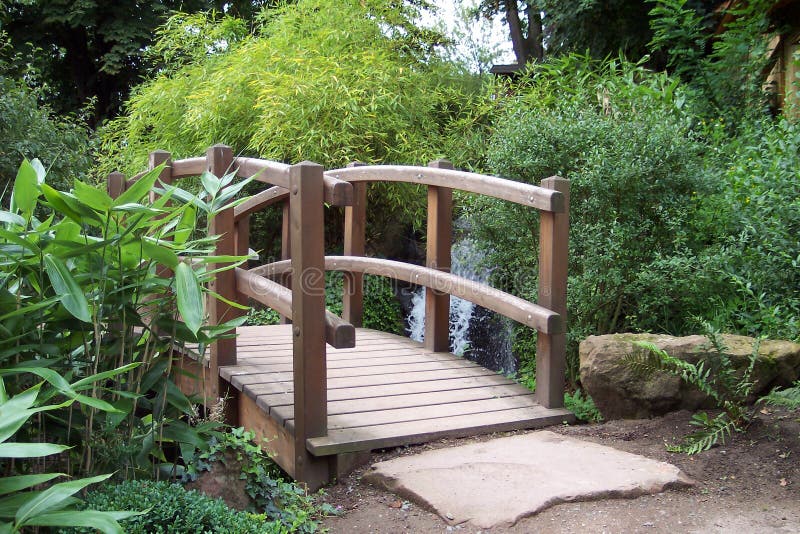 Bridge Over River stock photo. Image of green, vegetation - 409884