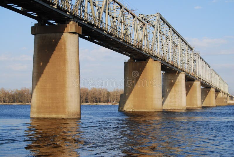 Bridge over river stock photo. Image of wide, support - 4922856