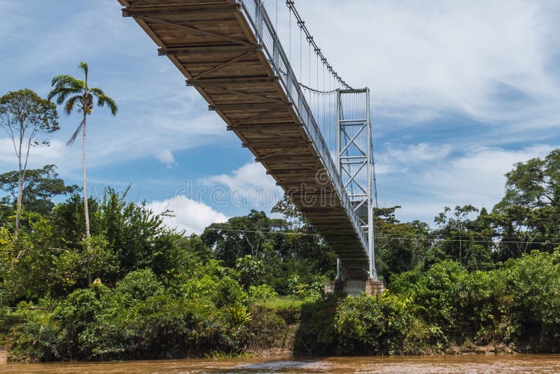 Bridge Over the River in the Amazon, Metal Structure, Large Bridges ...