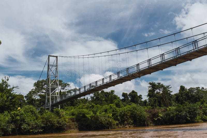 Bridge Over the River in the Amazon, Metal Structure, Large Bridges ...