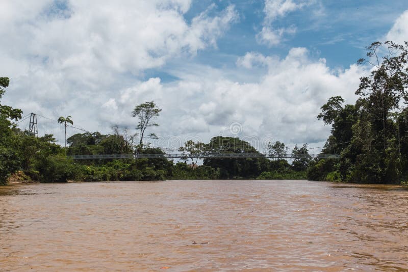 Bridge Over the River in the Amazon, Metal Structure, Large Bridges ...