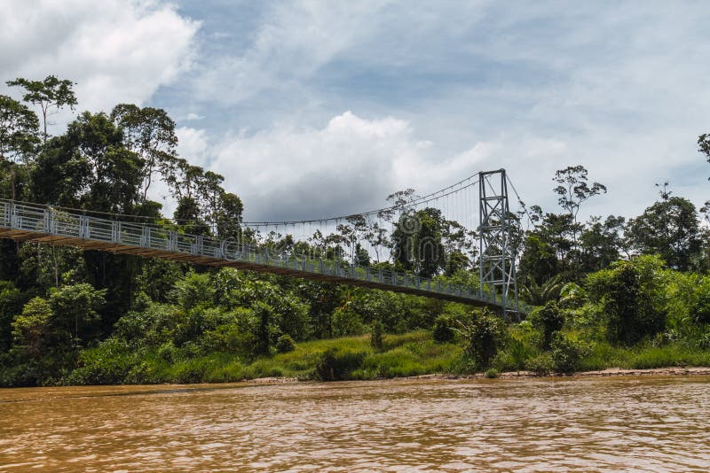 Bridge Over the River in the Amazon, Metal Structure, Large Bridges ...